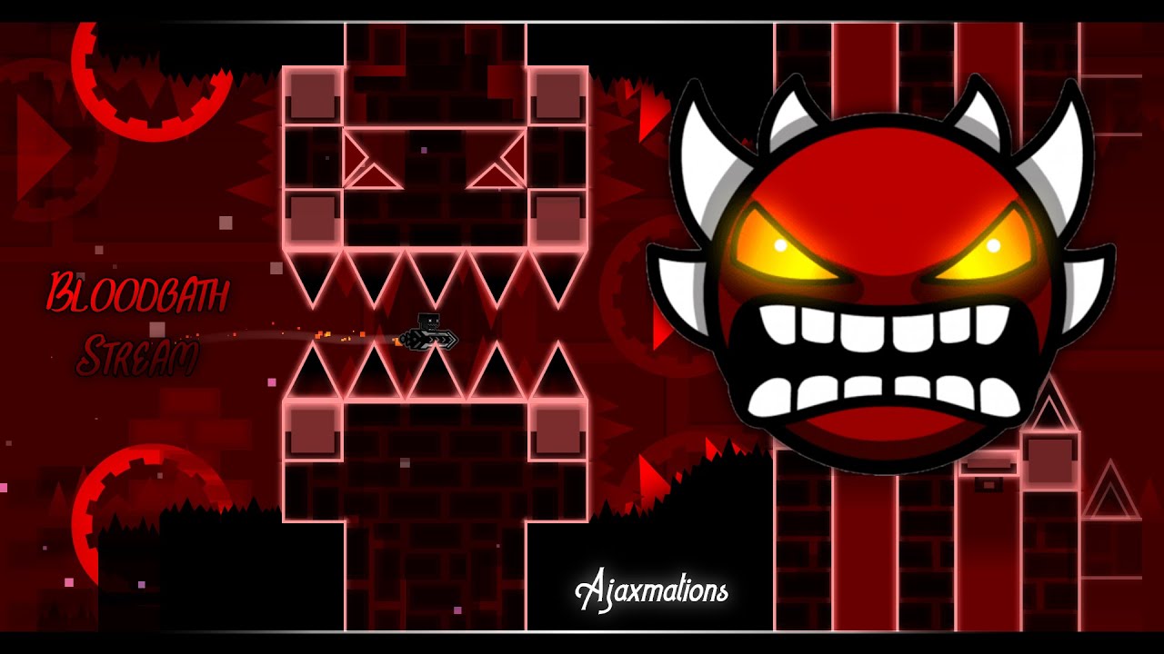 Geometry Dash: Bloodbath 30% [Stream 3] (GO=14%) - YouTube