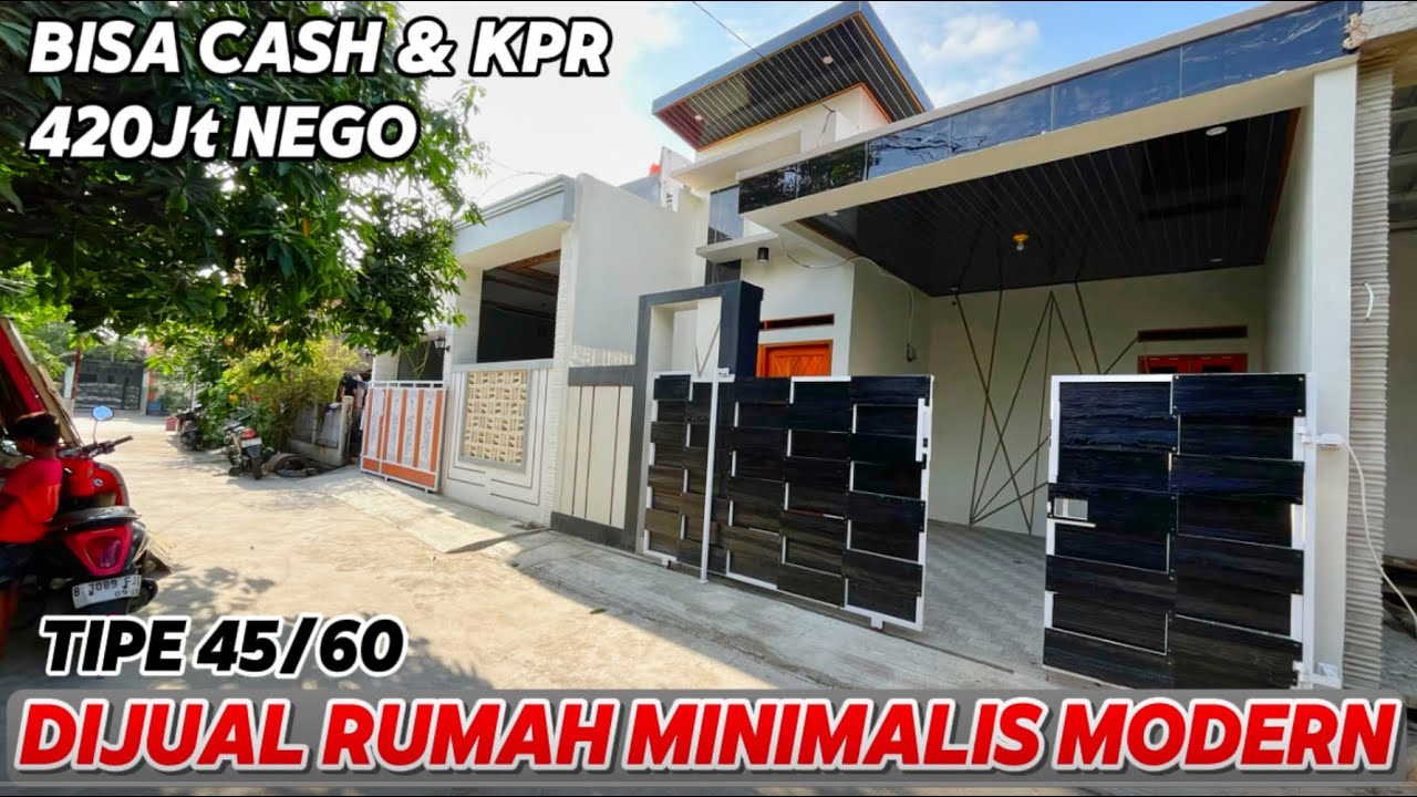 DESAIN RUMAH CANTIK TERBARU TIPE 45/60 || PERUM GRAHA PRIMA BARU ...