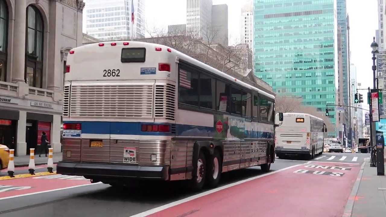 MTA Bus Company 2002 MCI D4500 Commuter Coach 2862 - YouTube