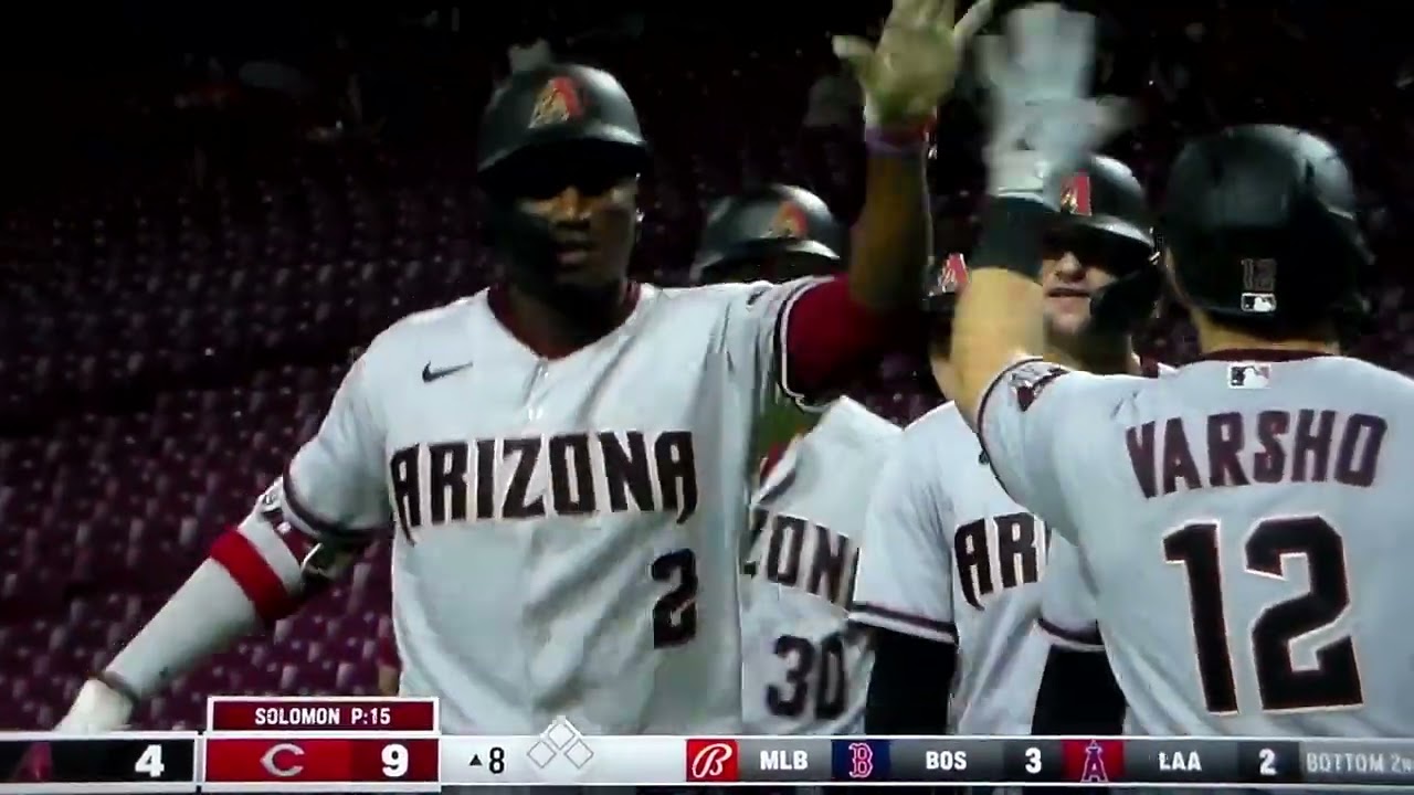 Arizona D-Backs' Geraldo Perdomo hits grand slam home run vs ...
