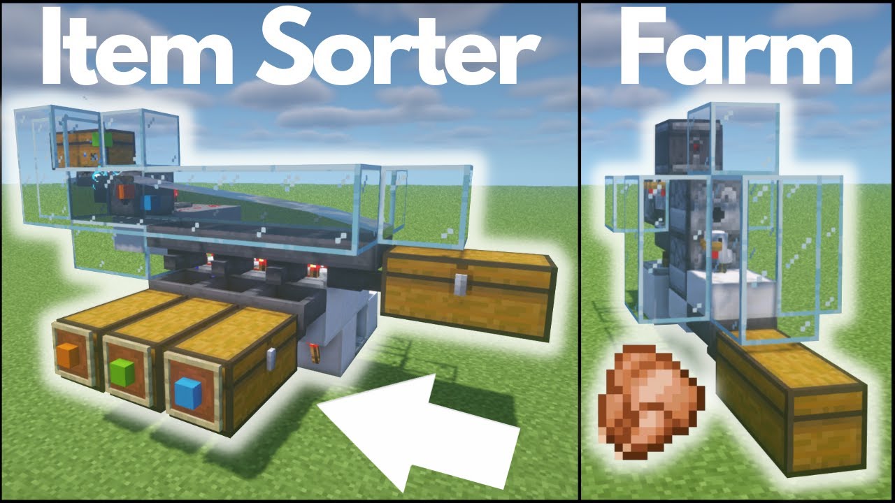 Minecraft: 4 Useful Redstone Builds - YouTube