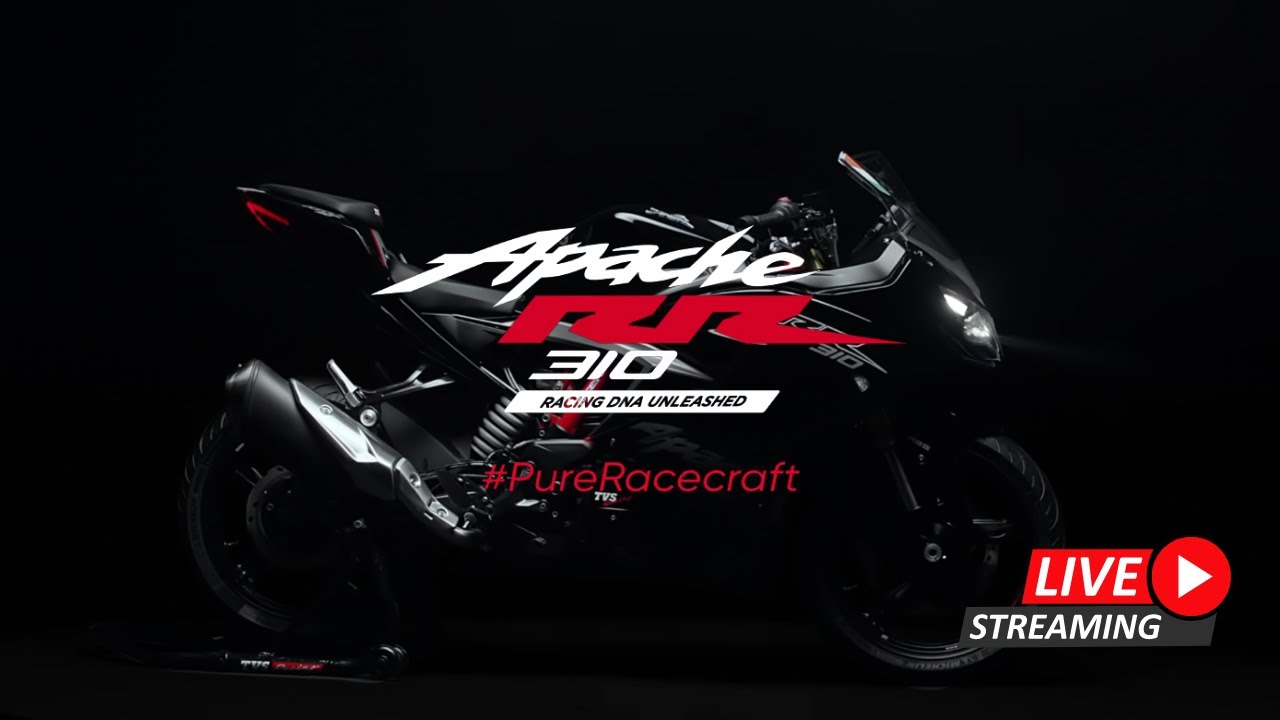 2021 TVS Apache RR310 launch event live | 5 new changes | rr310 launch ...