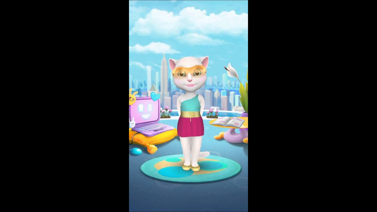Video di gioco di La Mia Talking Angela - YouTube