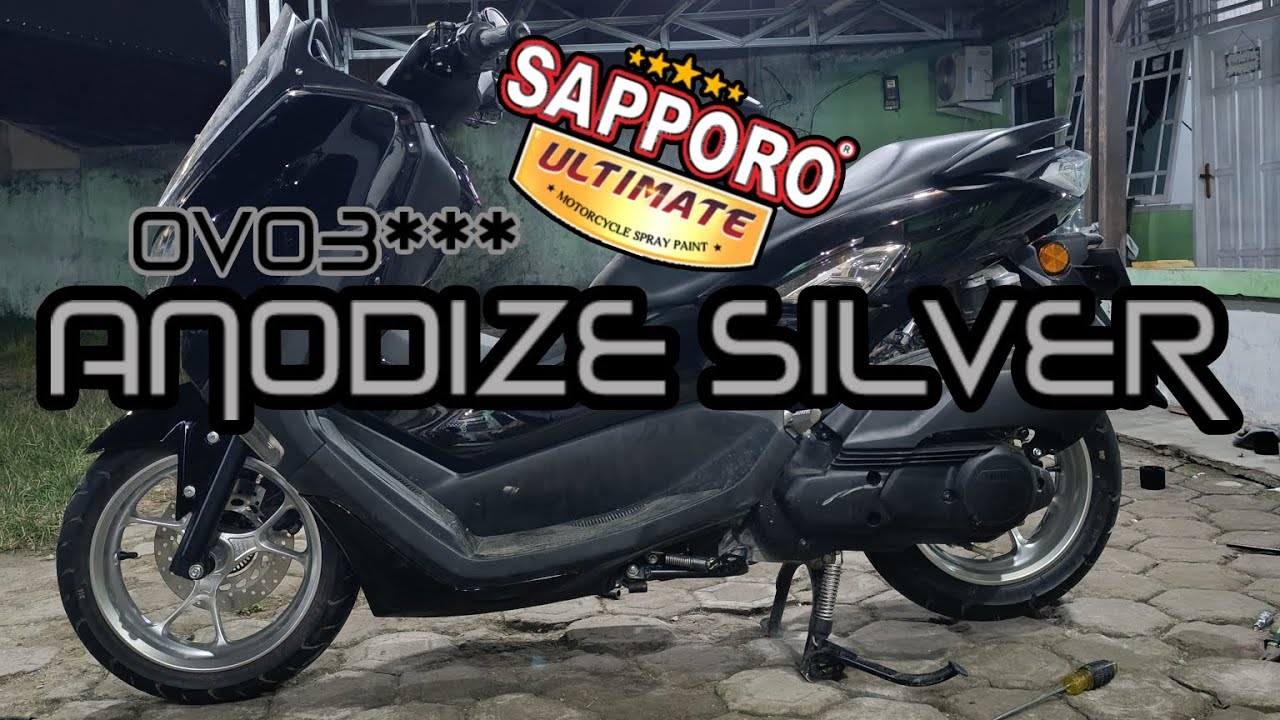 Repaint velg new Nmax pakai warna Kasta tertinggi Silver | Anodize ...
