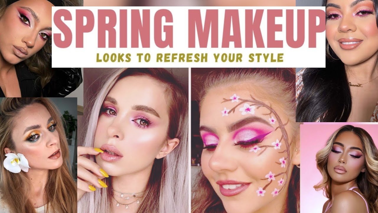 cherry Eye Makeup looks | Spring Eyeshadow 2024 | Trendy Eye linear| # ...