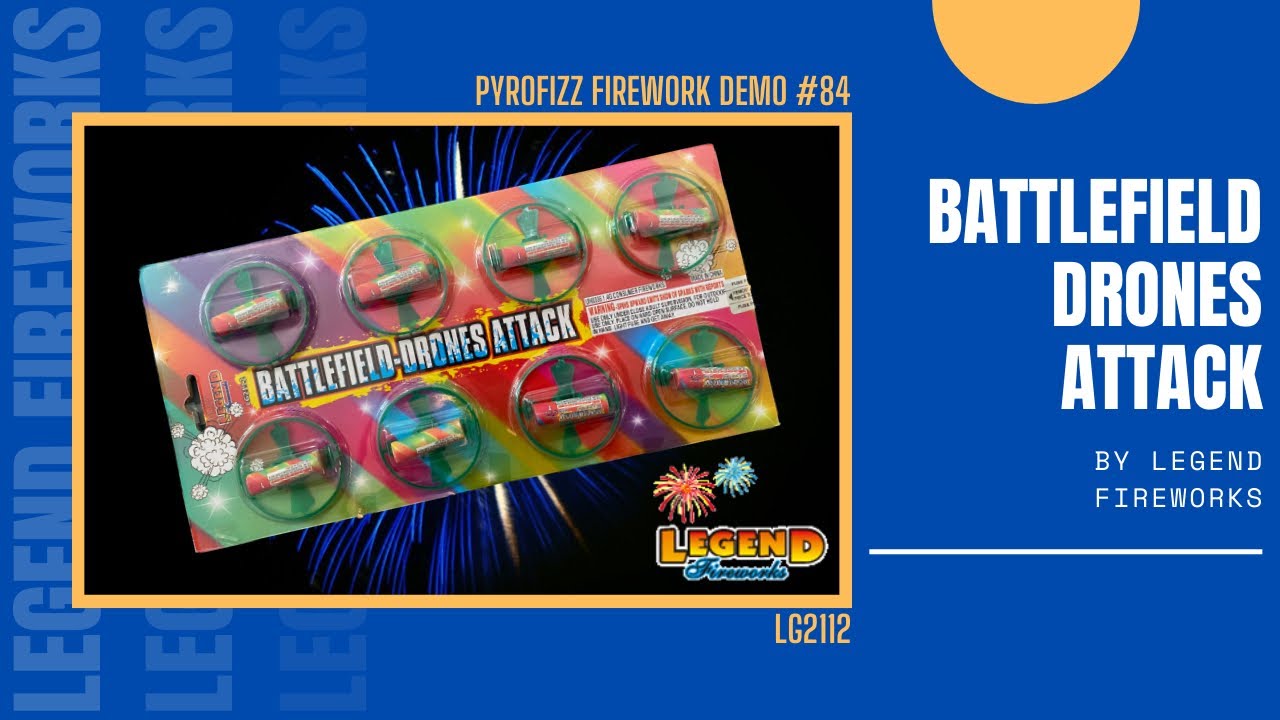 Battlefield-Drones Attack by Legend Fireworks - YouTube