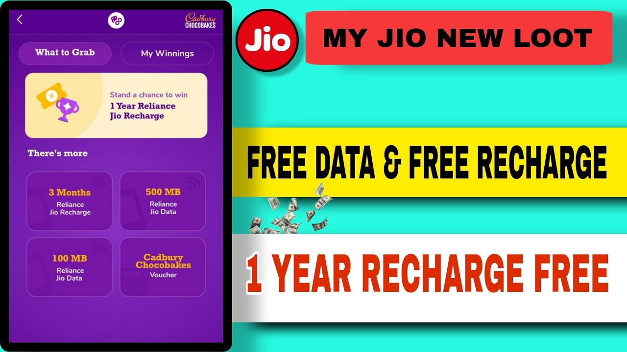My Jio New Offer Today || Free Data & Free Recharge Offer || All user ...