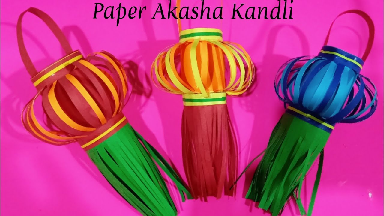 Paper AkashKandil I Diwali Decoration Ideas at home I Akash Kandil ...