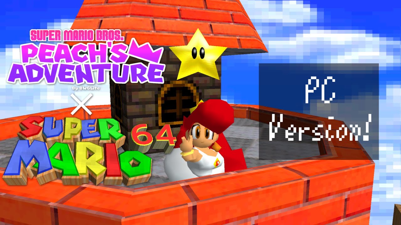 Classic Peach in Super Mario 64! [PC VERSION] [Download in Description ...