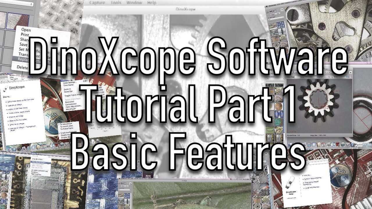 Dino-Lite DinoXcope - Mac Software - YouTube