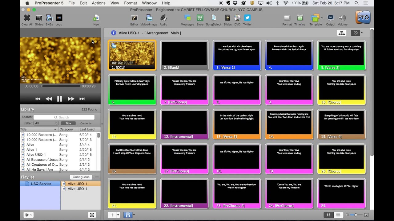 ProPresenter 5 Configuring Confidence Monitors - YouTube