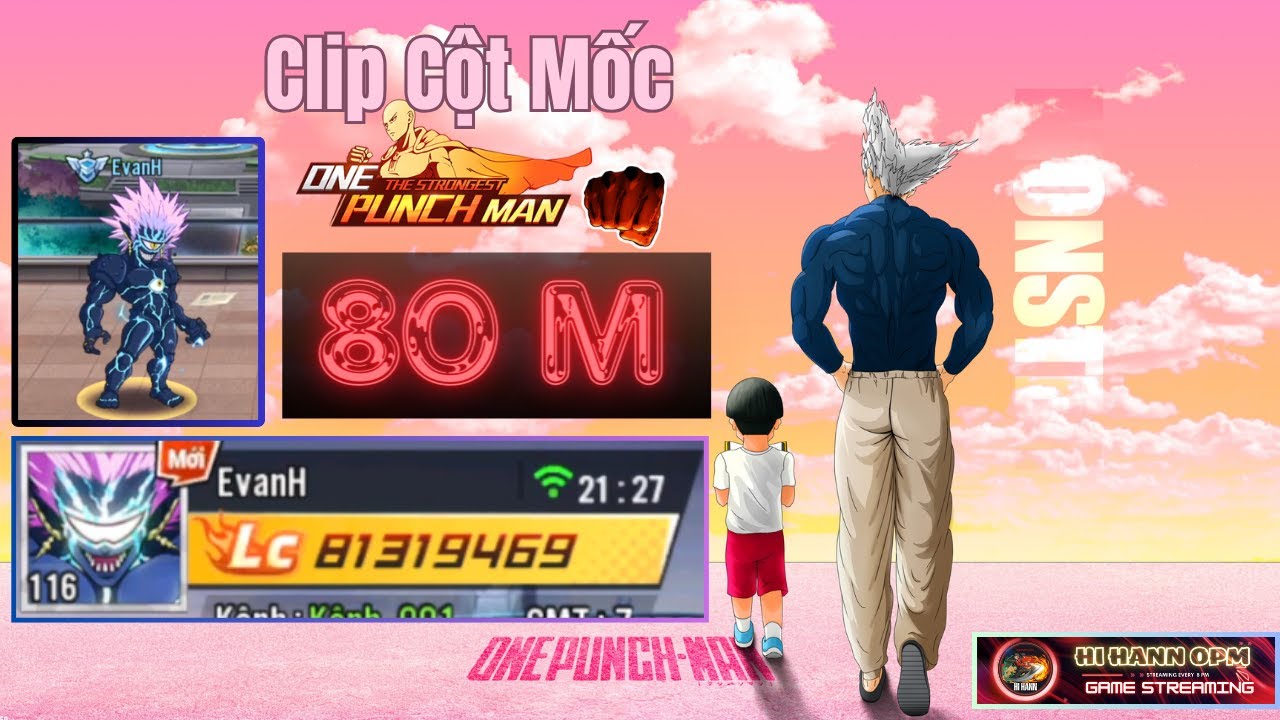 (Clip Cột Mốc) Người Chơi EvanH Máy Chủ 360 Kỷ Niệm 80M Lực Chiến - One ...