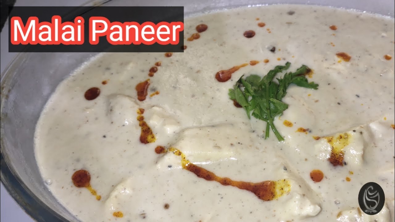 Malai paneer....easy and tasty........ - YouTube