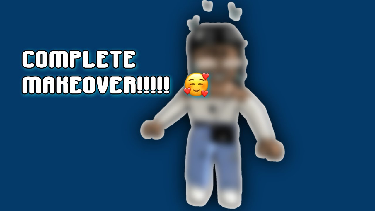 GIVING MYSELF A ROBLOX MAKEOVER!!! - YouTube