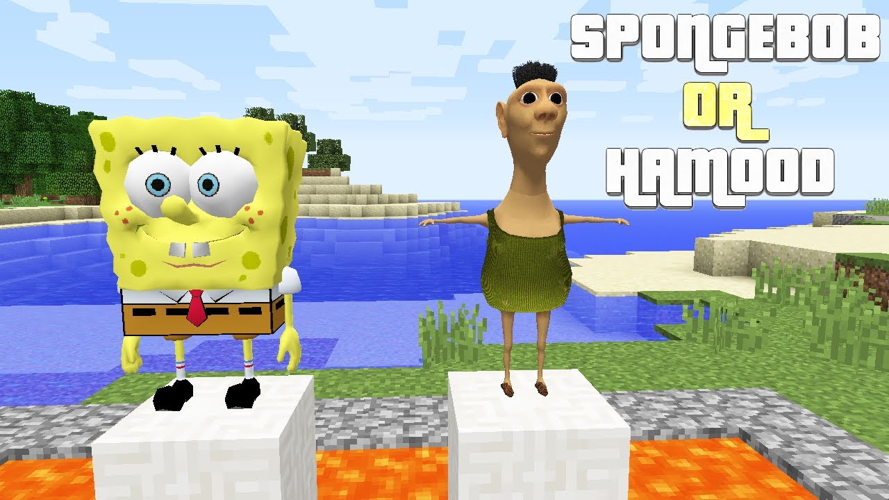 Which is best? SPONGEBOB Vs HAMOOD in Minecraft - To Be Continued - YouTube