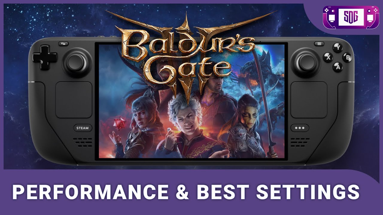 Baldurs Gate 3 Best Settings On Steam Deck So Far Youtube