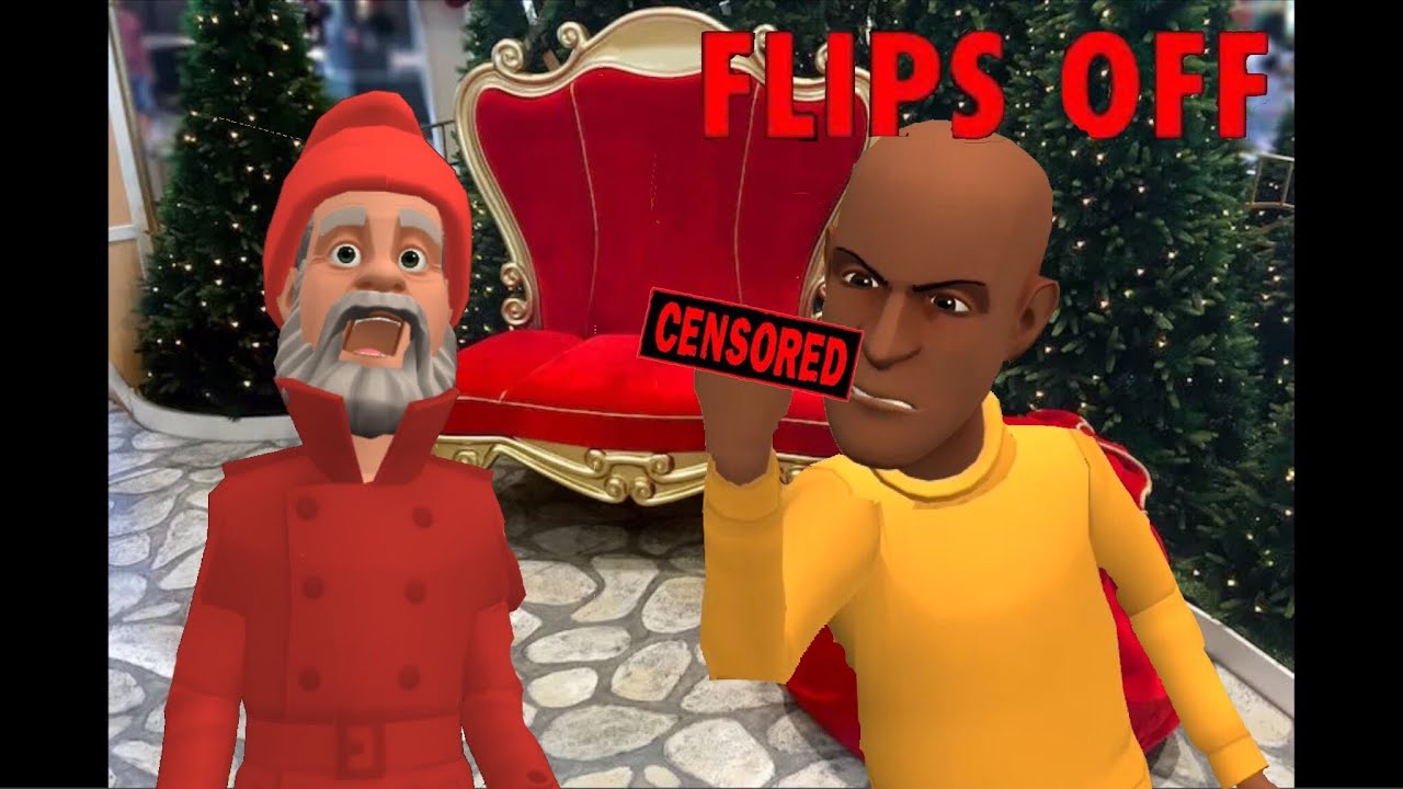 Little Bill Flips Off Santa Claus And Gets Grounded! - YouTube