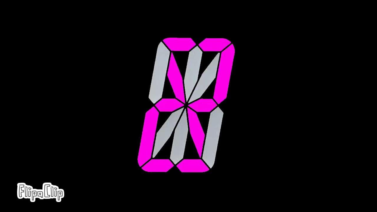 16 segment display demo - YouTube