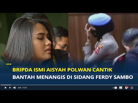 Profil Bripda Ismi Aisyah, Polwan Cantik Bantah Menangis di Sidang Etik Ferdy Sambo
