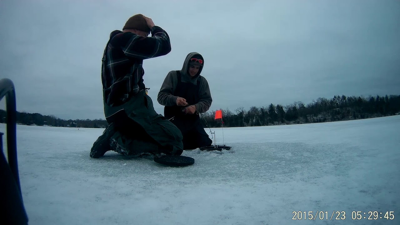 Two Dudes and a 26 inch walleye on a Finicky Fooler - YouTube
