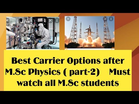 Msc physics job's in India ||Job's after Msc Physics|| Msc Physics Job ...