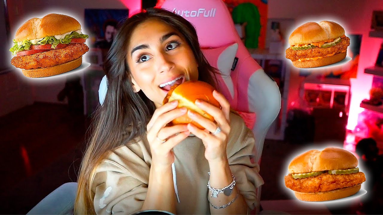 Trying McDonald's NEW Crispy Chicken Sandwiches! (Spicy Chicken, Crispy ...