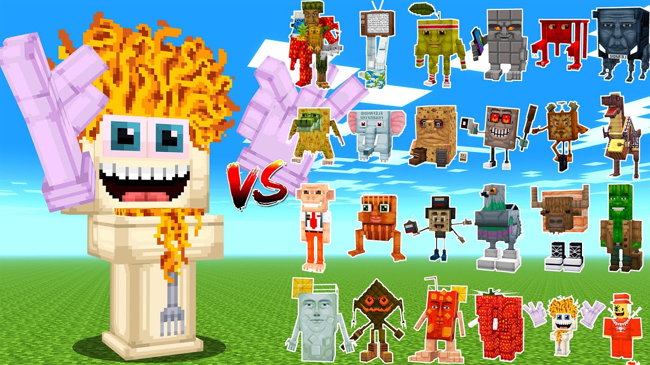 Spaghetti Toilet Vs All Italian Brainrot Bosses! - YouTube