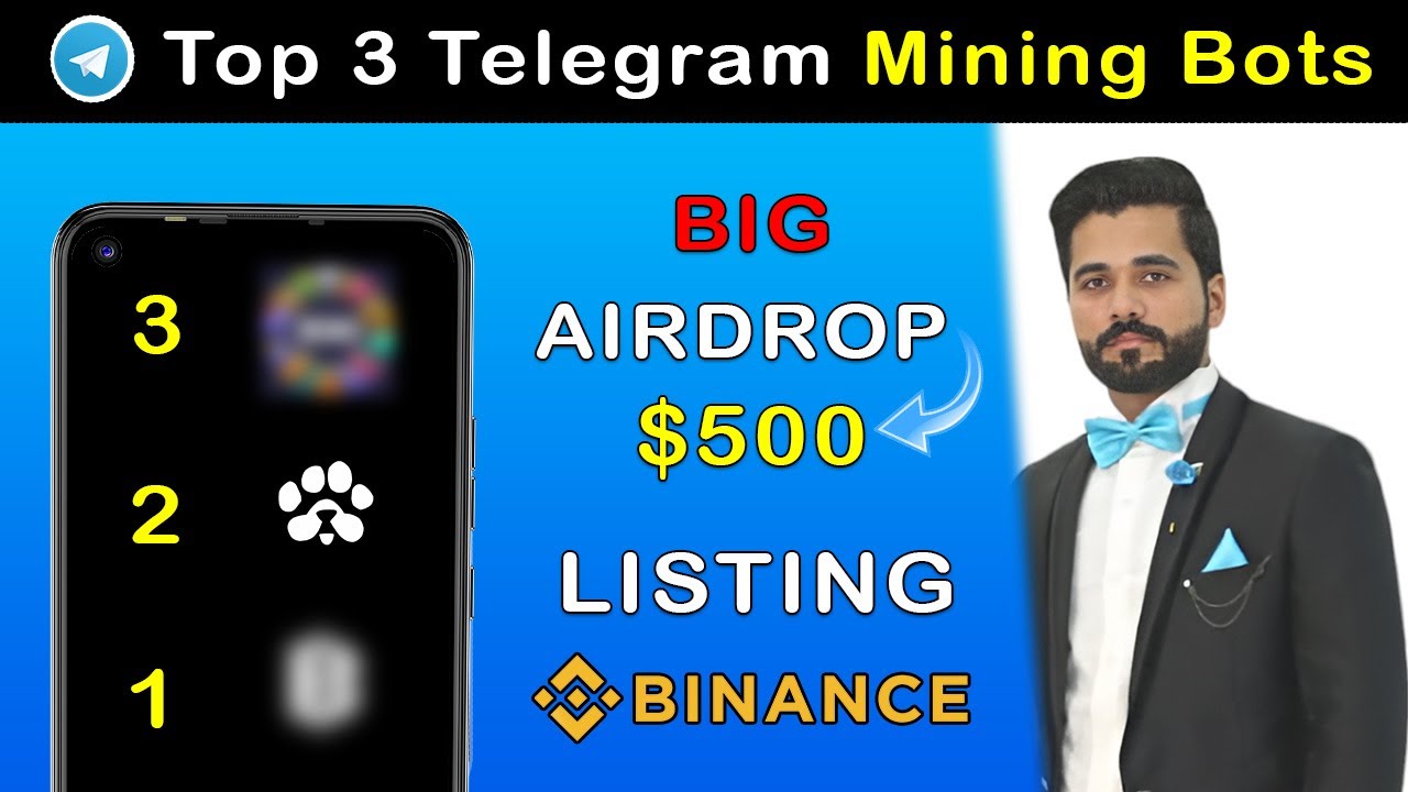 Big Crypto Airdrop | Zoo Token Price | Paws Listing | Top 3 Mining Bots ...