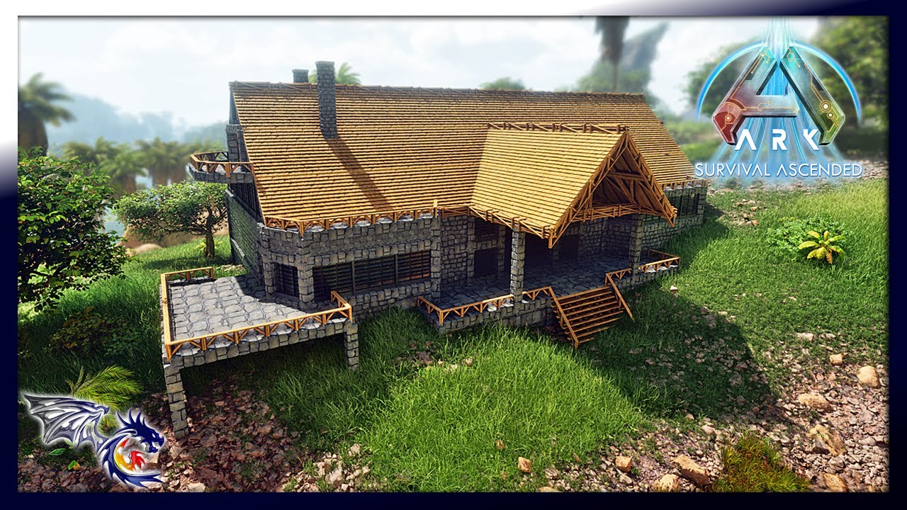 Day 2 - The Dragon Base Build | ARK: The Island Ascended #31 - YouTube