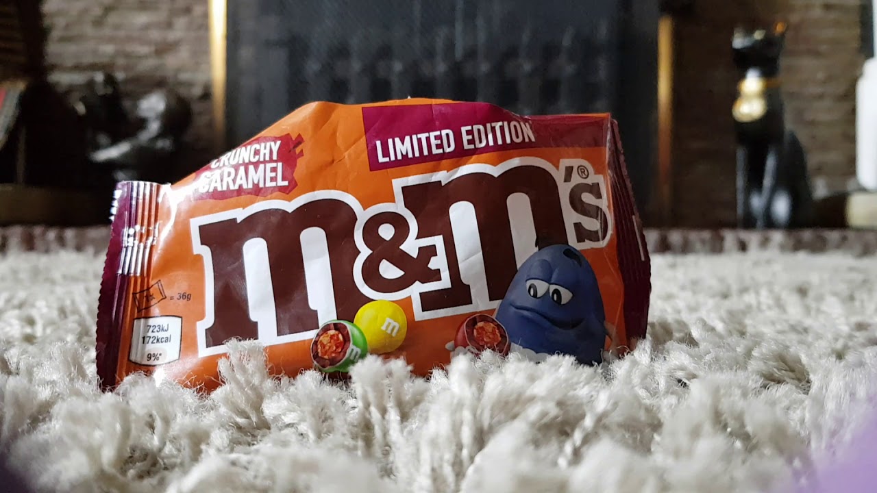 Nancer Reviews: Crunchy Caramel M&M's - YouTube