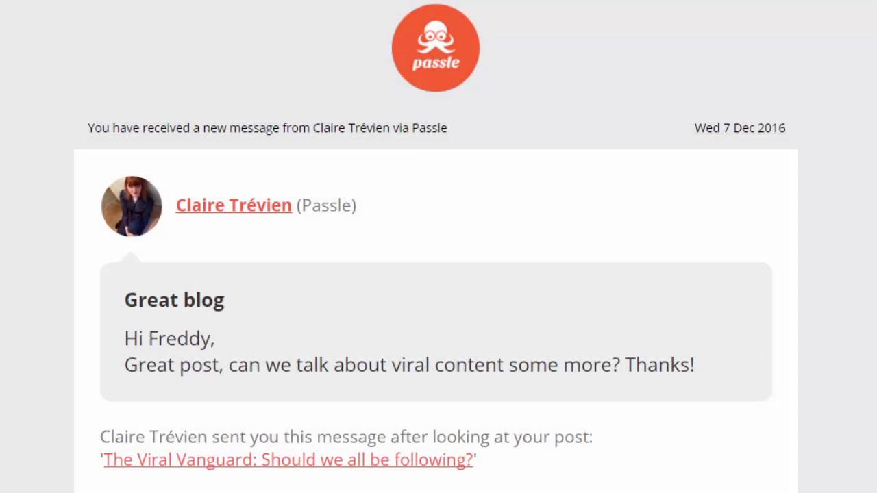 How to use Passle Mail - YouTube