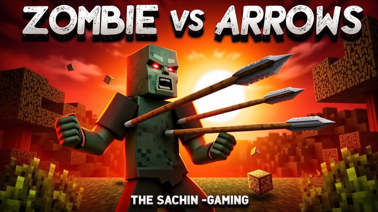 🔴 ZOMBIE vs ARROWS 🔴 #minecraft #minecraftvideos #shortsfeeds - YouTube