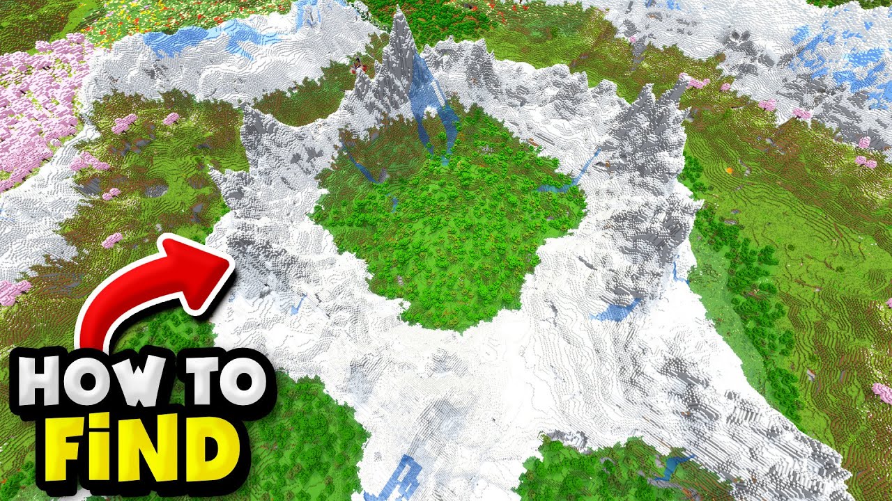 How To Find Minecraft Flower Forest Mountain Circle Seeds With Cubiomes ...