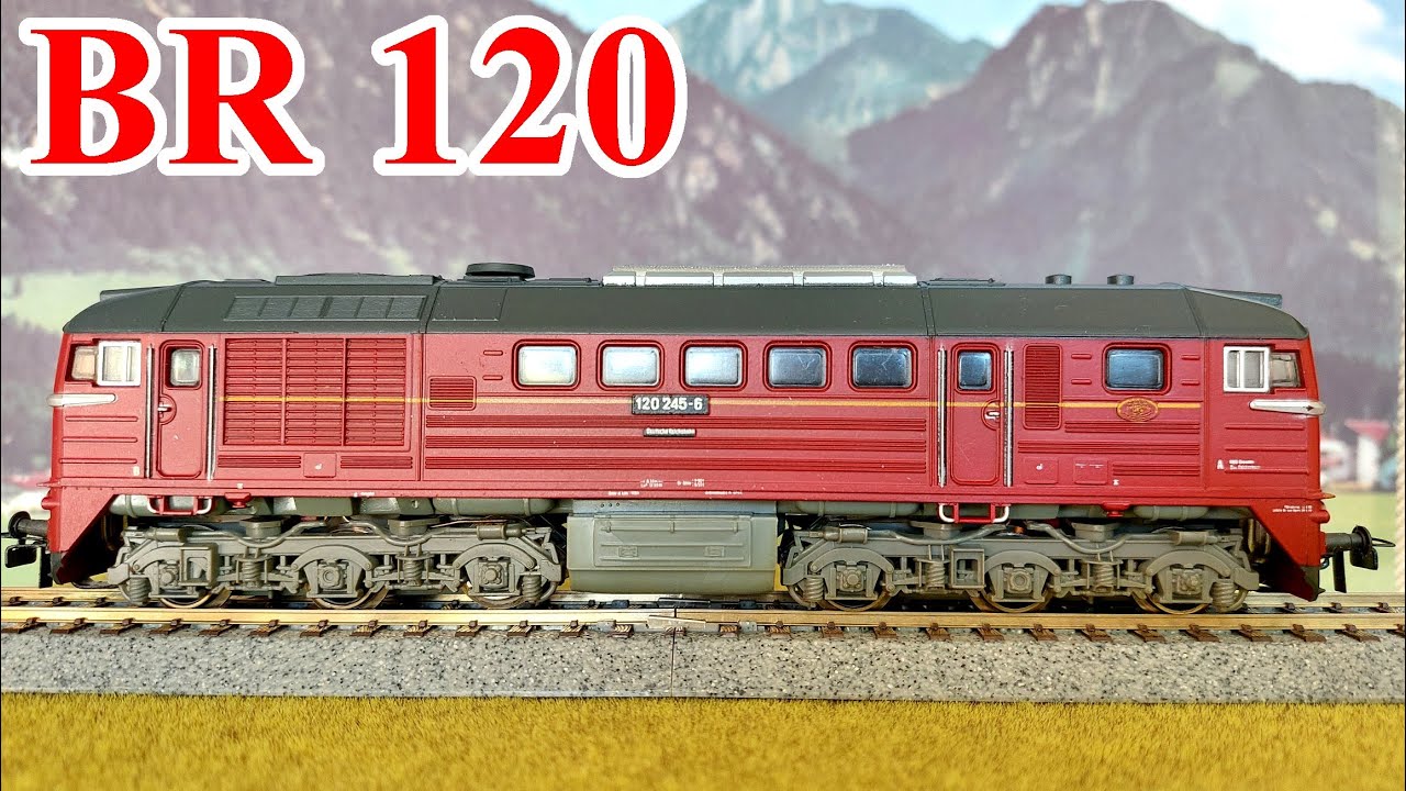 DR-Baureihe 120/V200 - Spur H0 - Modell und Wirklichkeit - YouTube