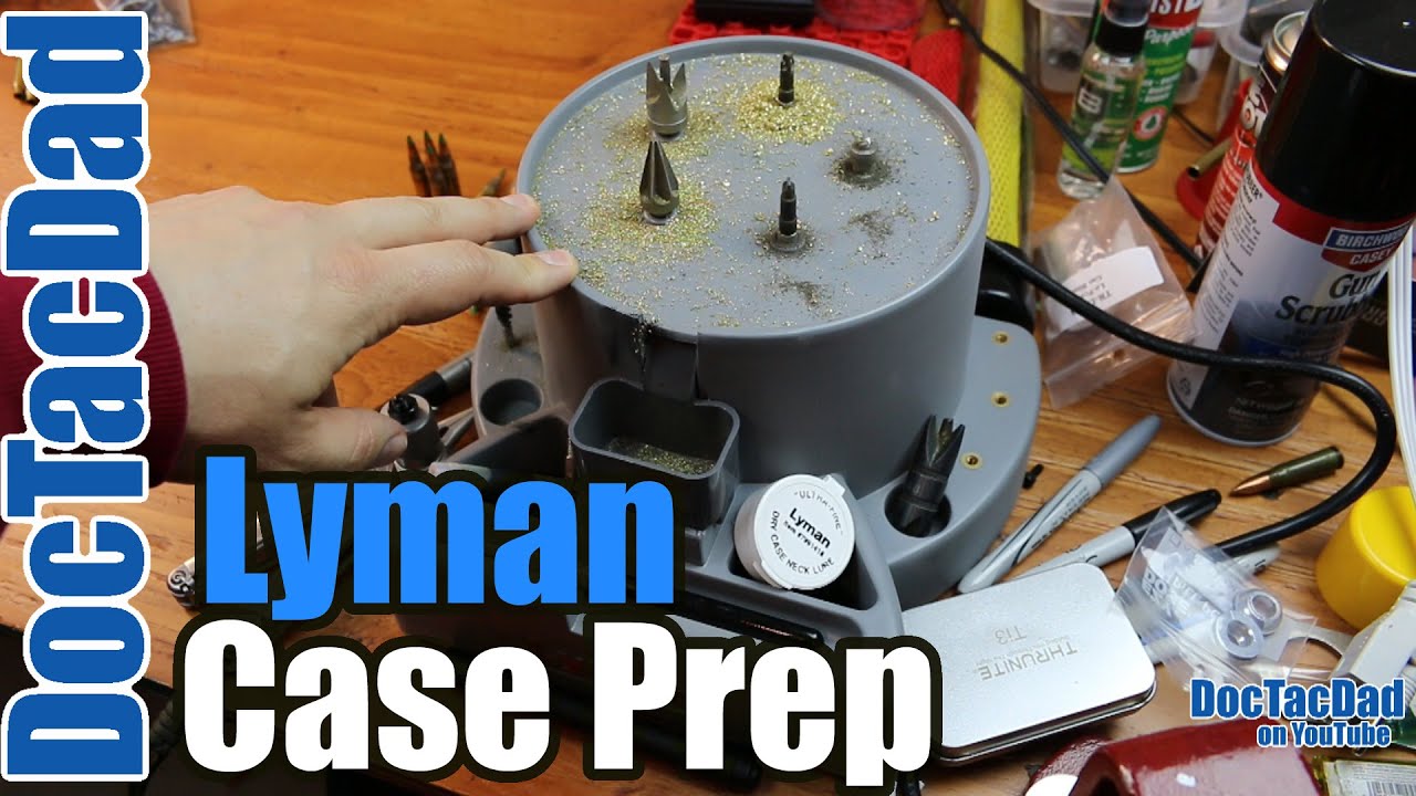 Primer Pocket Crimp Removal - Lyman Case Prep Center - YouTube