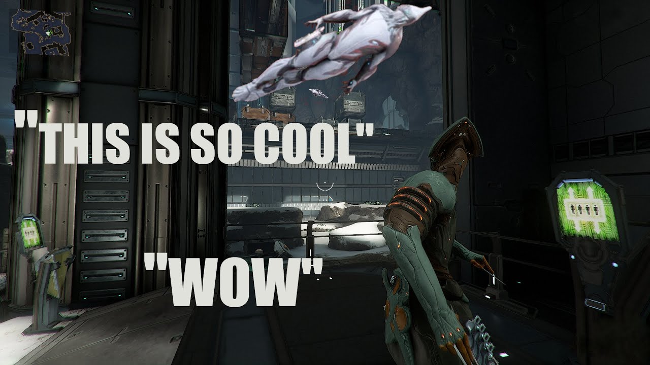 Warframe - New players using the bullet jump for the first time - YouTube
