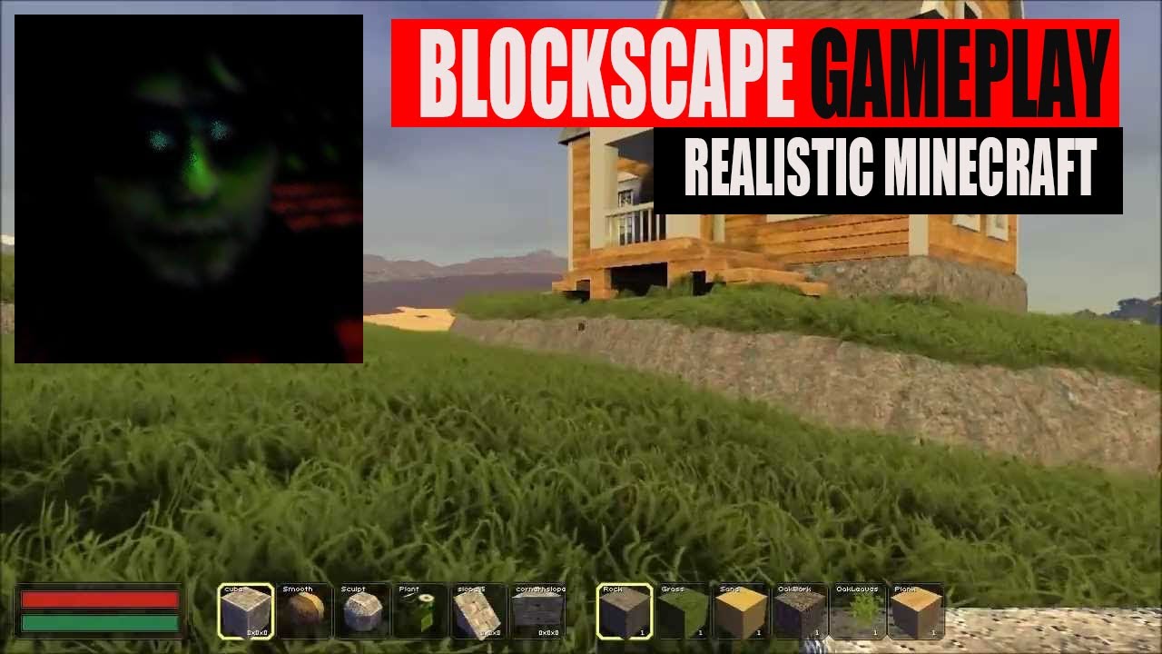 BLOCKSCAPE tuturial gameplay : (mindcraft grafis realistis) - YouTube