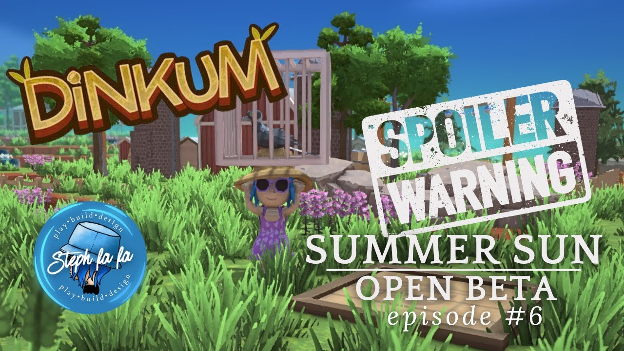 Can I get a do-over y'all?! | Summer Sun Open Beta Update | Dinkum | Episode 6 - YouTube