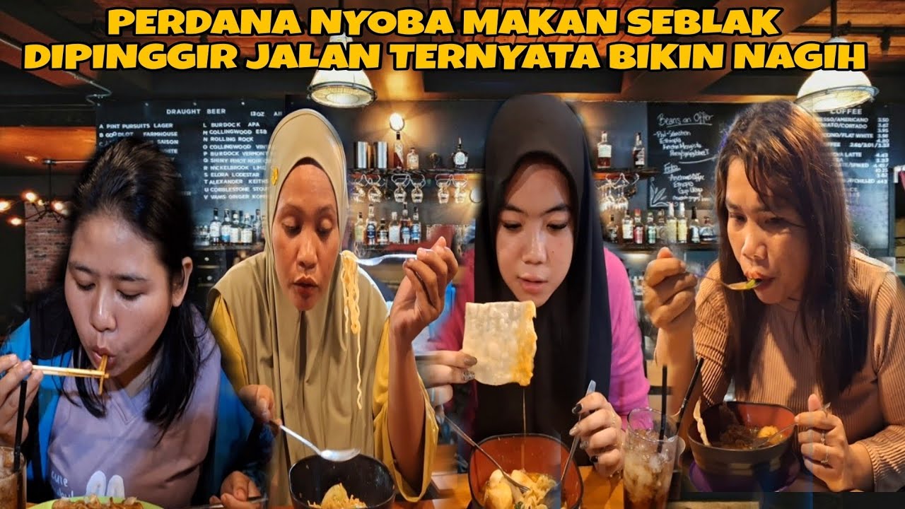 NYEBLAK DIPINGGIRAN JALAN YANG PERNAH VIRAL FULL LEVEL PEDAS BIKIN BIBIR MEMBLE - YouTube