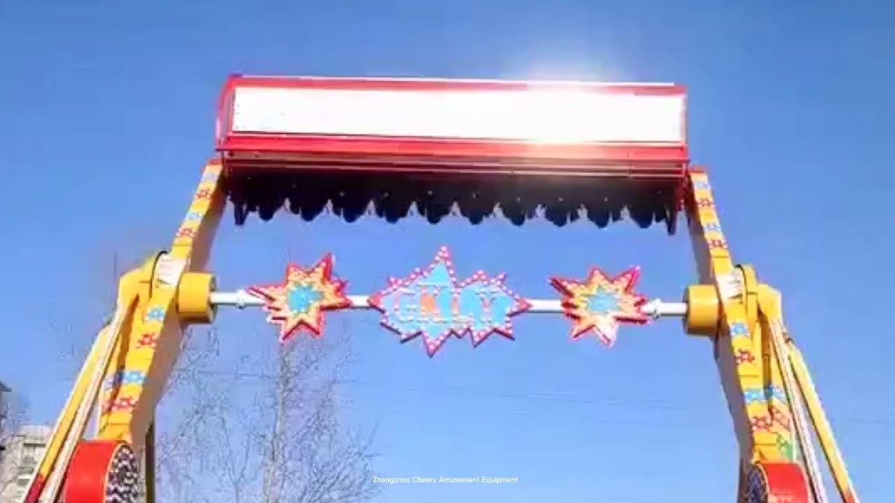 Amusement rides manufacturer thrilling funfair ride top flip spin 360 ...