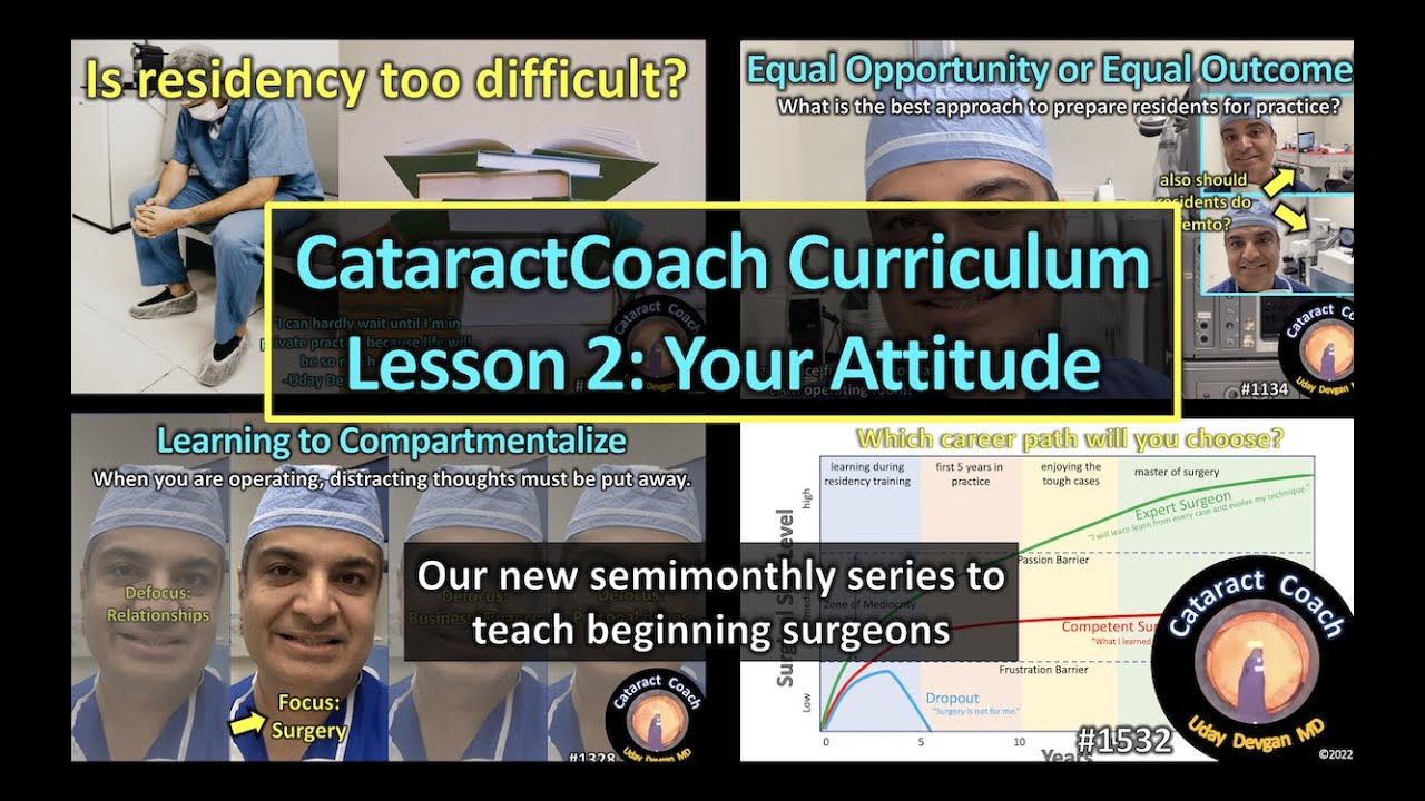 CataractCoach 1532: curriculum lesson 2: your attitude - YouTube
