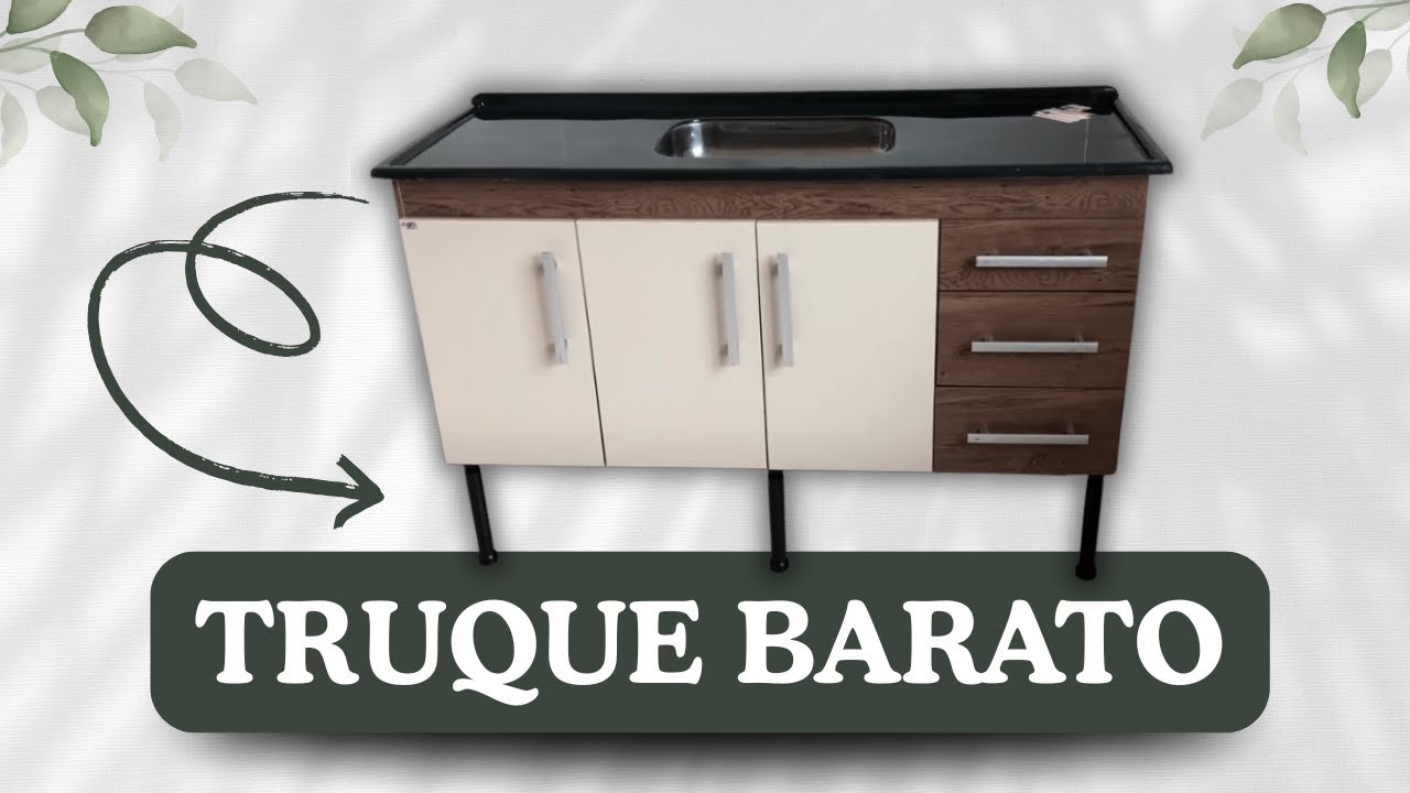Como aumentar a pia de cozinha (BANCADA DA COZINHA MAIS ALTA) - YouTube