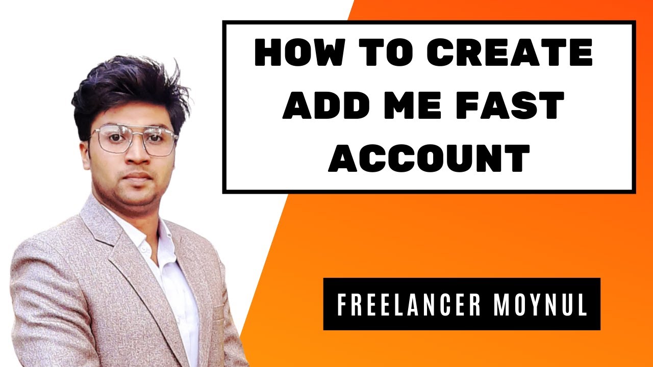 How to create AddMeFast Account - YouTube