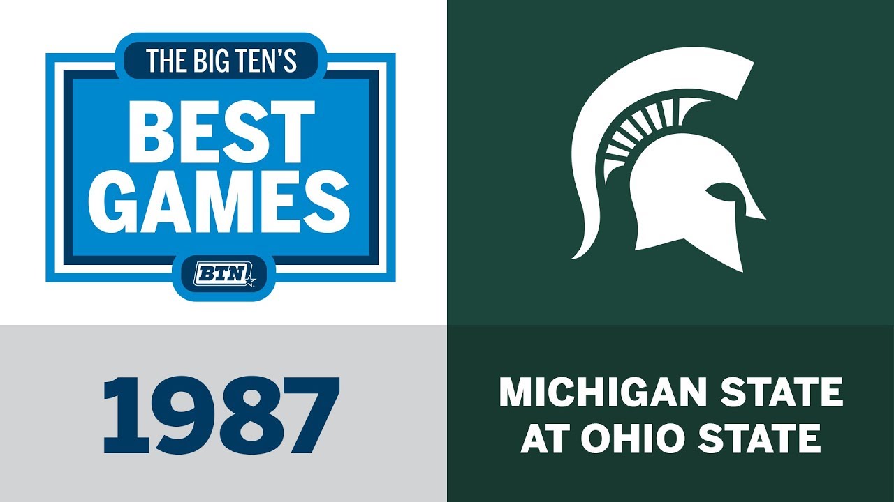 1987 Michigan State at Ohio State | Big Ten Football | Big Ten's Best ...