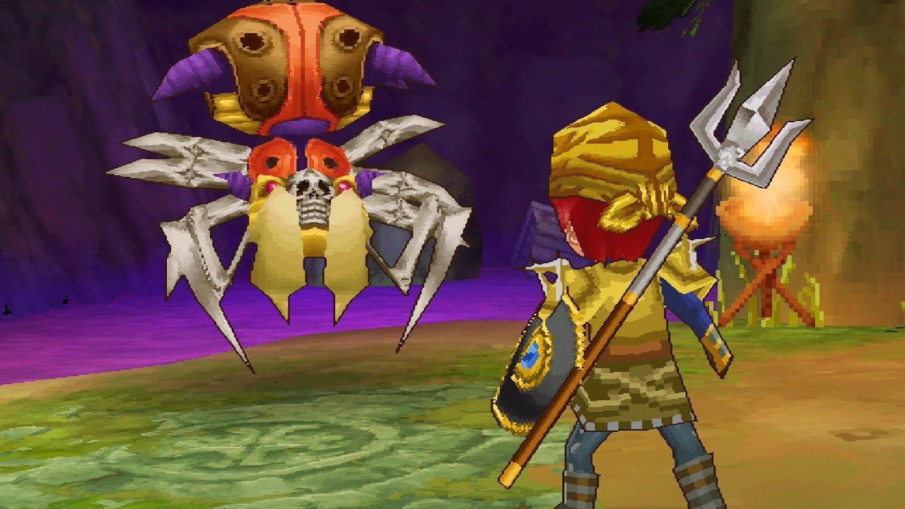 Tyrantula Boss Fight ~ DRAGON QUEST IX #14 / 21:9 Widescreen (NDS ...
