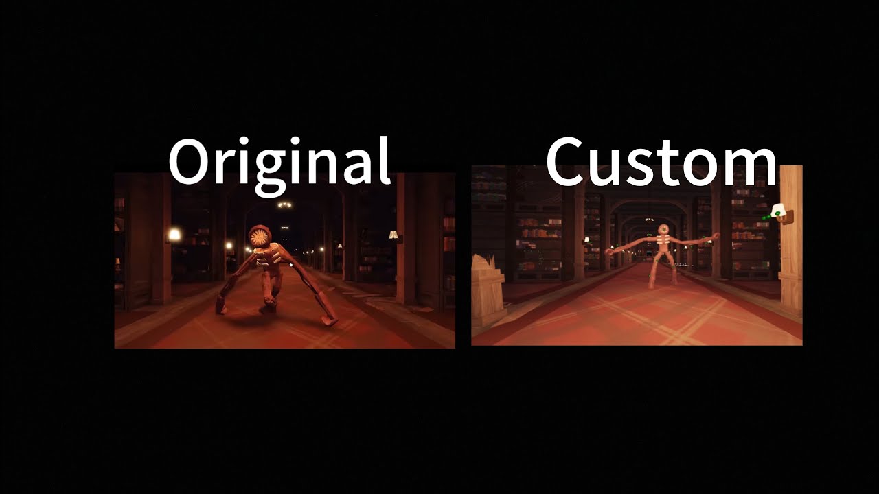 Roblox doors figure cutscene animation (original to custom) - YouTube