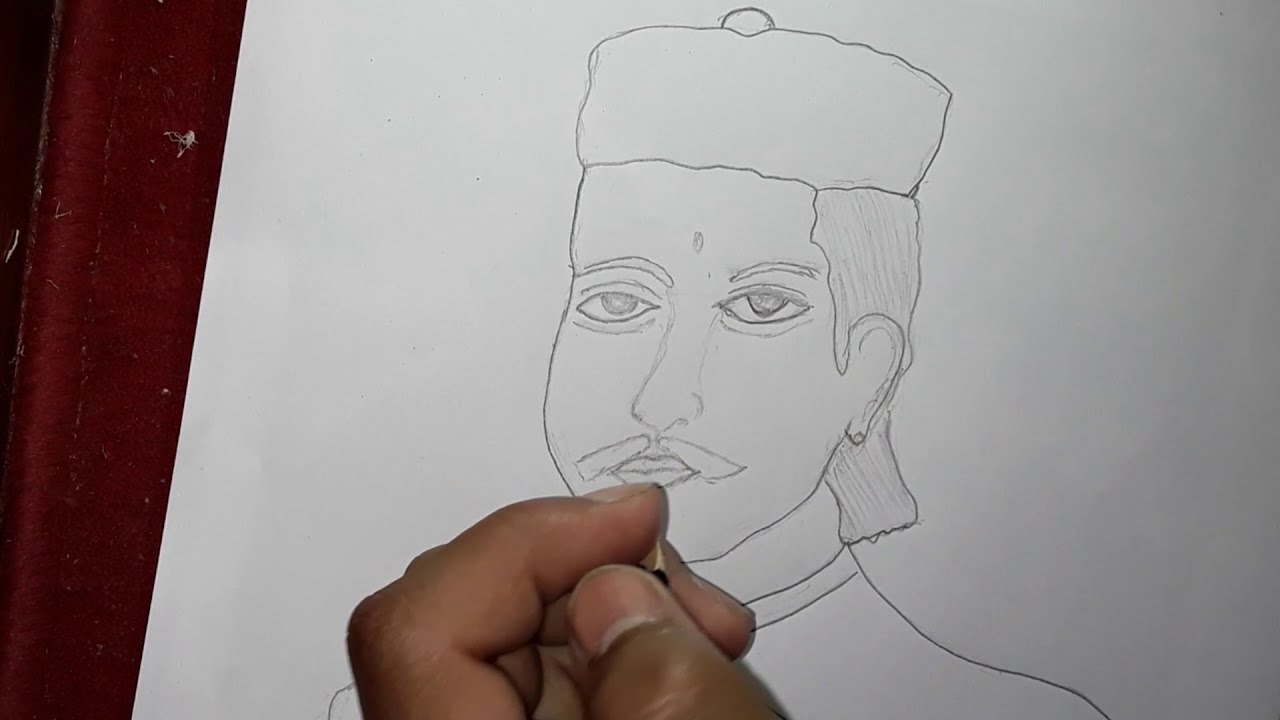 Sketch of Bhanubhakta Acharya||Pencil Sketch||Anu_Razz Bhatta_Rai ...