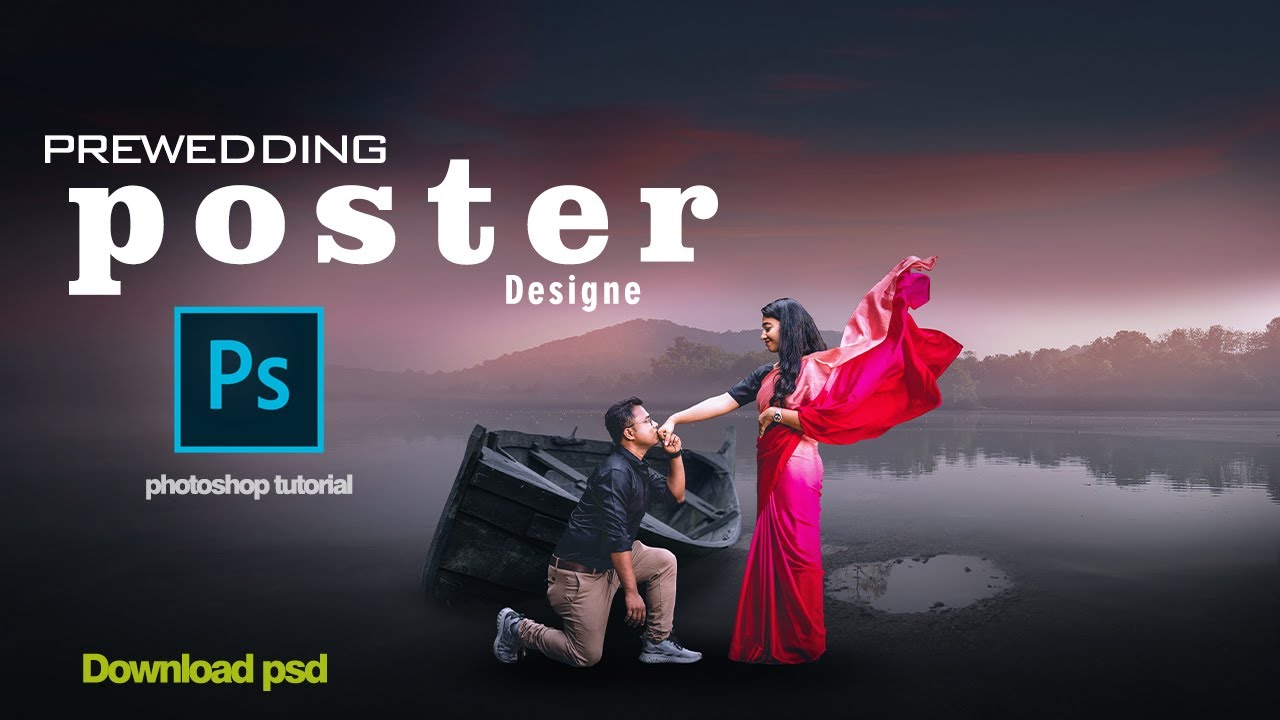 how to edit pre wedding photos in Photoshop | make pre wedding photo ...