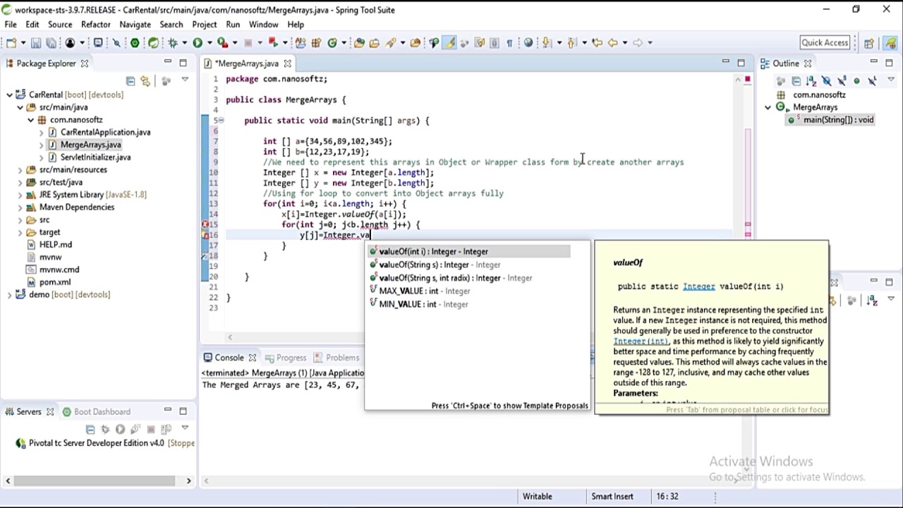 Java Tutorials How To Merge Two Arrays Together Using The List Method 4503
