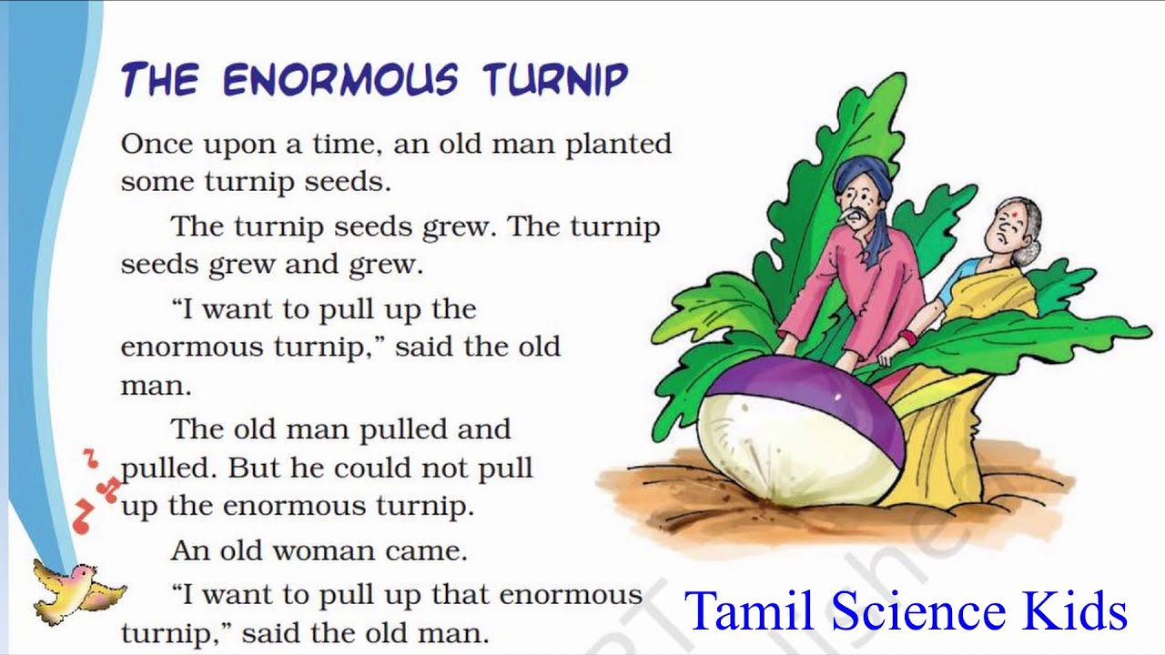 ENORMOUS TURNIP IN TAMIL ENORMOUS TURNIP KV 3RD STD LESSON IN